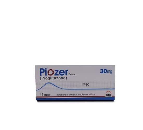 Piozer 30mg Tablet 7 'S - Uses, Formula, Side Effects
