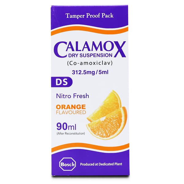 Calamox DS 312.5mg/5ml Suspension 90 ml - Uses, Formula, Side Effects