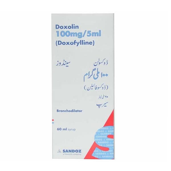 Doxolin 100mg/5ml Syrup 60 ml - Uses, Formula, Side Effects