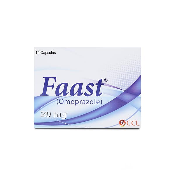Faast 20mg Capsule 7 'S - Uses, Formula, Side Effects