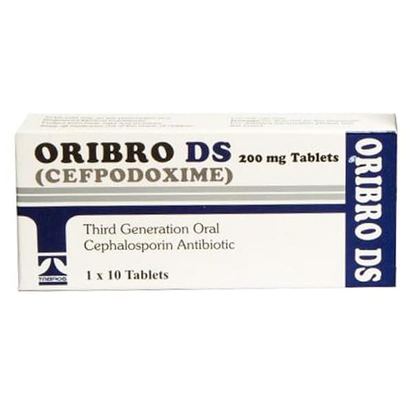 Oribro DS 200mg Tablet 10 'S - Uses, Formula, Side Effects