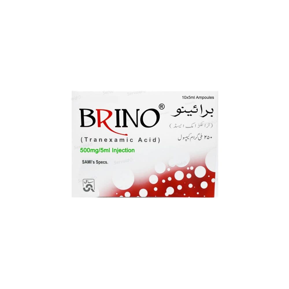 Brino 500mg/5ml Injection 1 amp - Uses, Formula, Side Effects