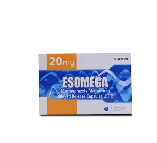 Esomega 20mg Capsule 7 'S - Uses, Formula, Side Effects