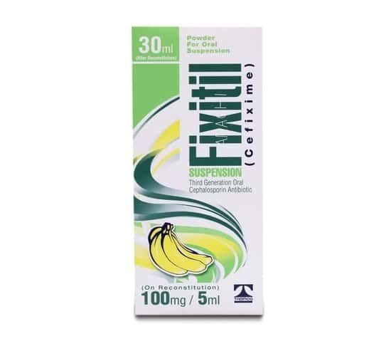 Fixitil 100mg/5ml Suspension 30 ml - Uses, Formula, Side Effects