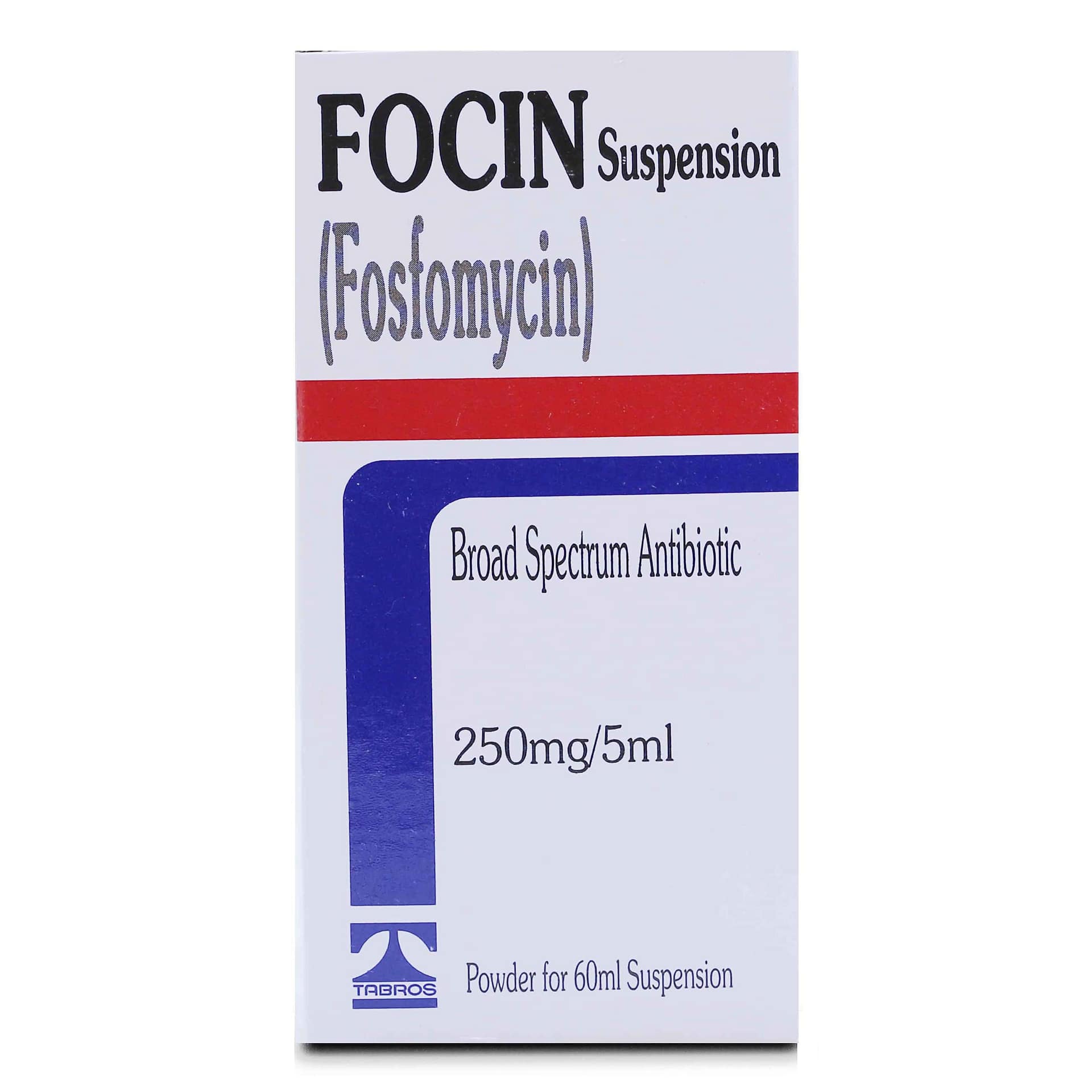 Focin 250mg/5ml Suspension 60 ml - Uses, Formula, Side Effects