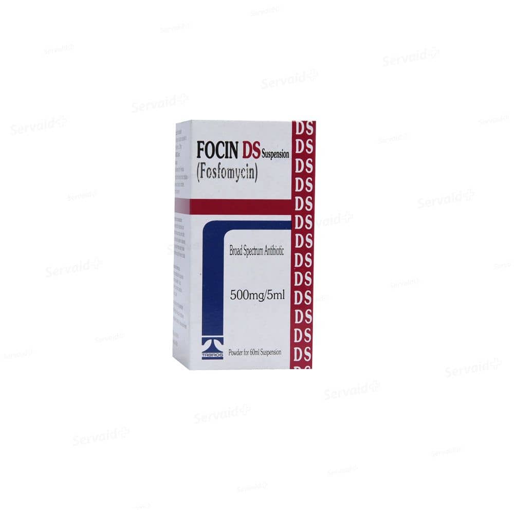 Focin Ds 500mg5ml Suspension 60 Ml Uses Formula Side Effects