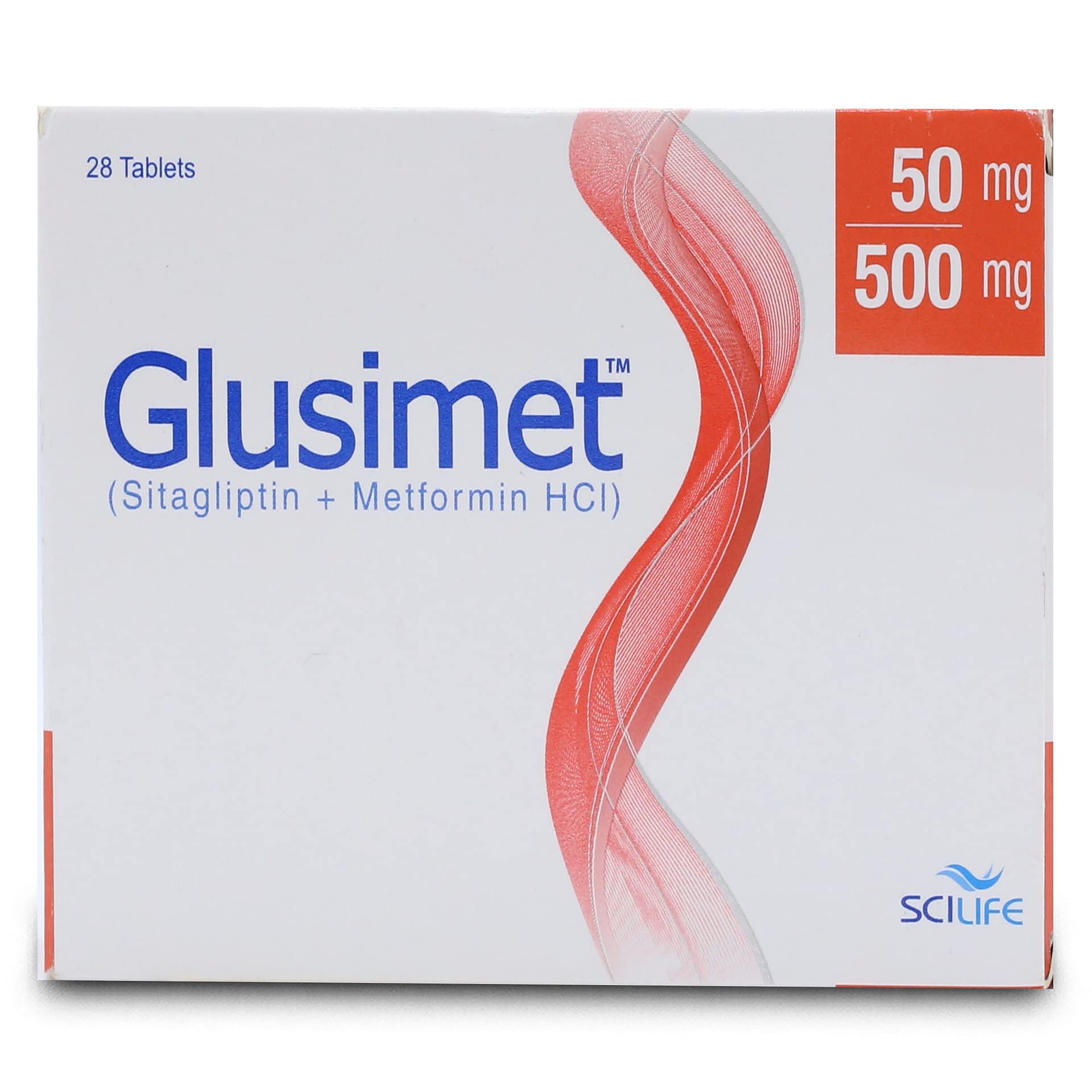 Glusimet 50/500mg Tablet 7 'S - Uses, Formula, Side Effects