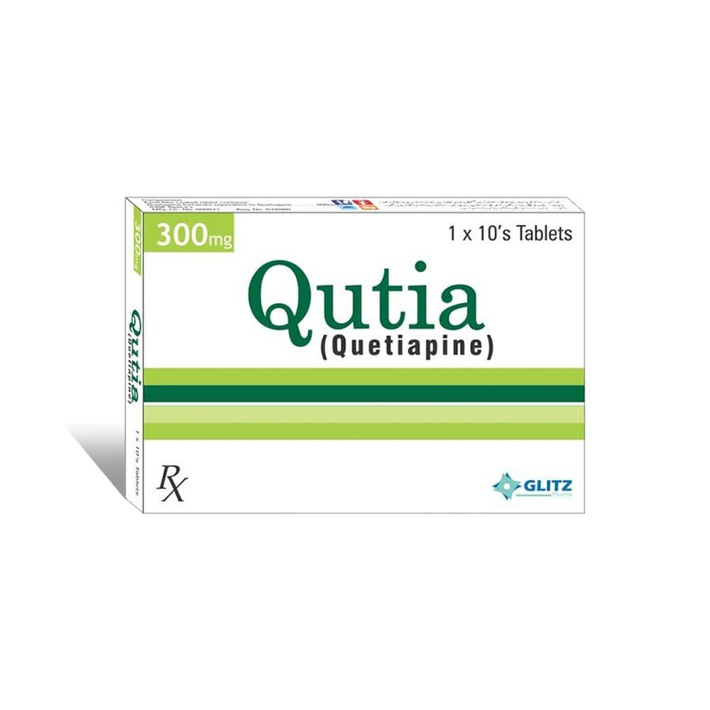 Qutia 300mg Tablet 10 'S - Uses, Formula, Side Effects
