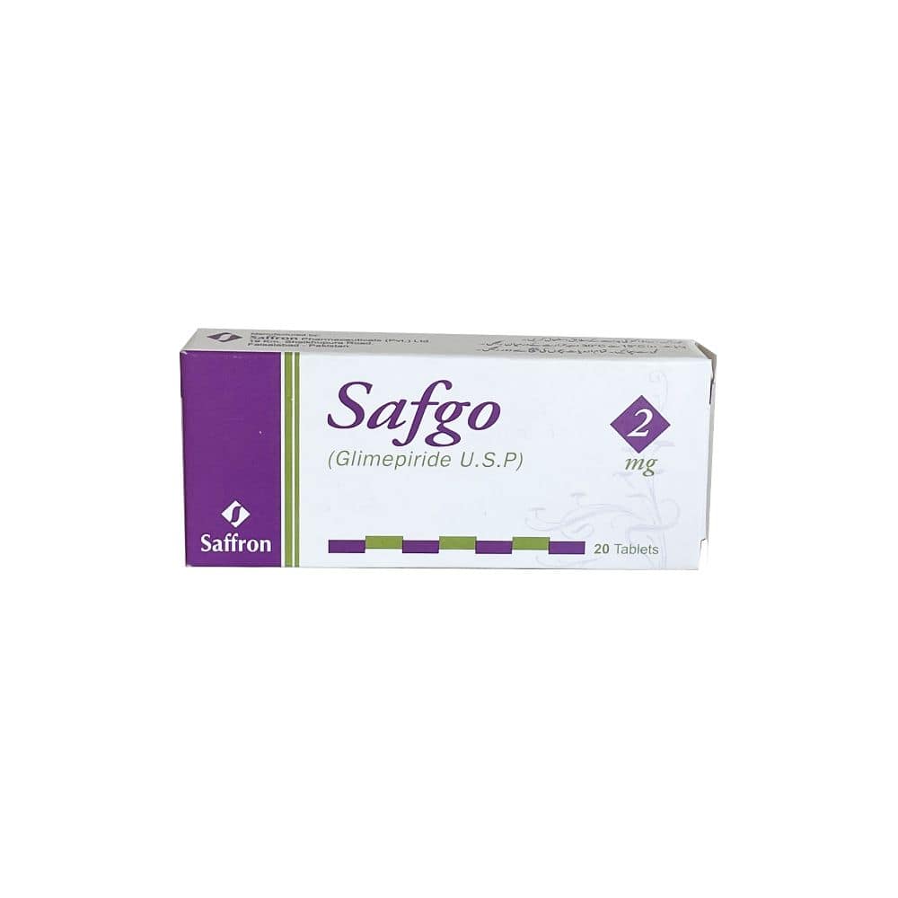 Safgo 2mg Tablet 10 'S - Uses, Formula, Side Effects