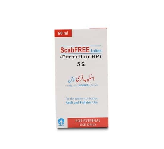 Scabfree 5% Lotion 60 ml - Uses, Formula, Side Effects