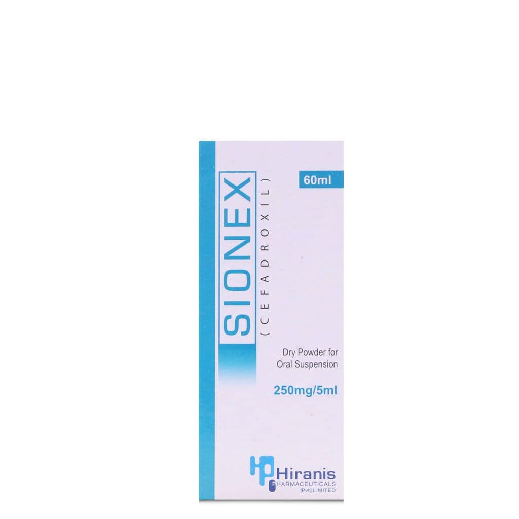 Sionex 250mg/5ml Suspension 60 ml - Uses, Formula, Side Effects