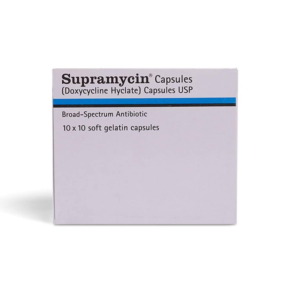 Supramycin 100mg Capsule 10 'S - Uses, Formula, Side Effects