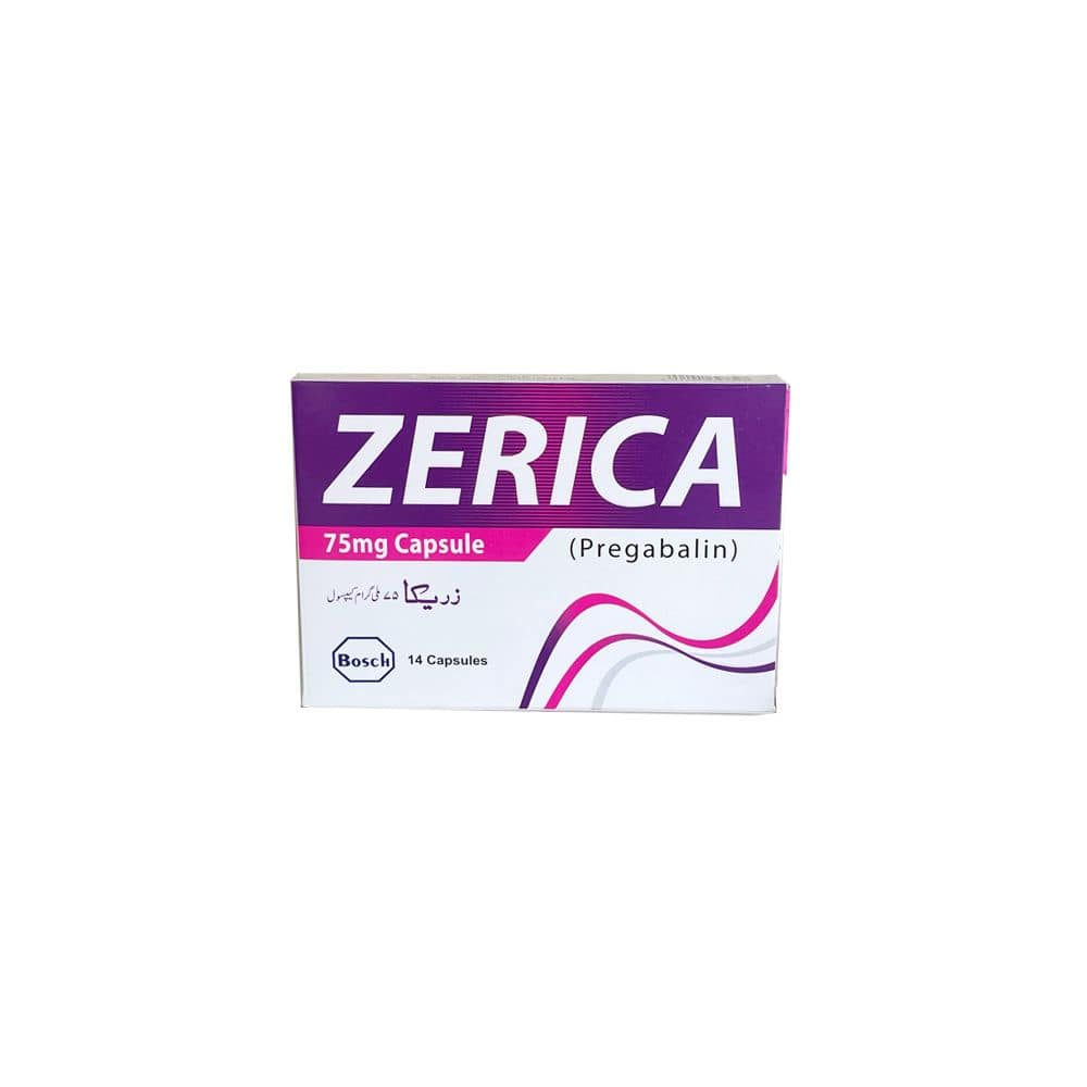 Zerica 75mg Capsule 7 'S - Uses, Formula, Side Effects