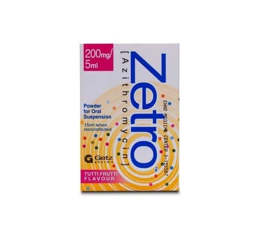 Zetro Dry 200mg/5ml Suspension 15 ml - Uses, Formula, Side Effects