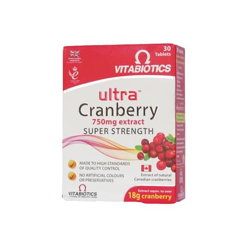 Ultra Cranberry 750mg Tablet 30 'S - Uses, Formula, Side Effects